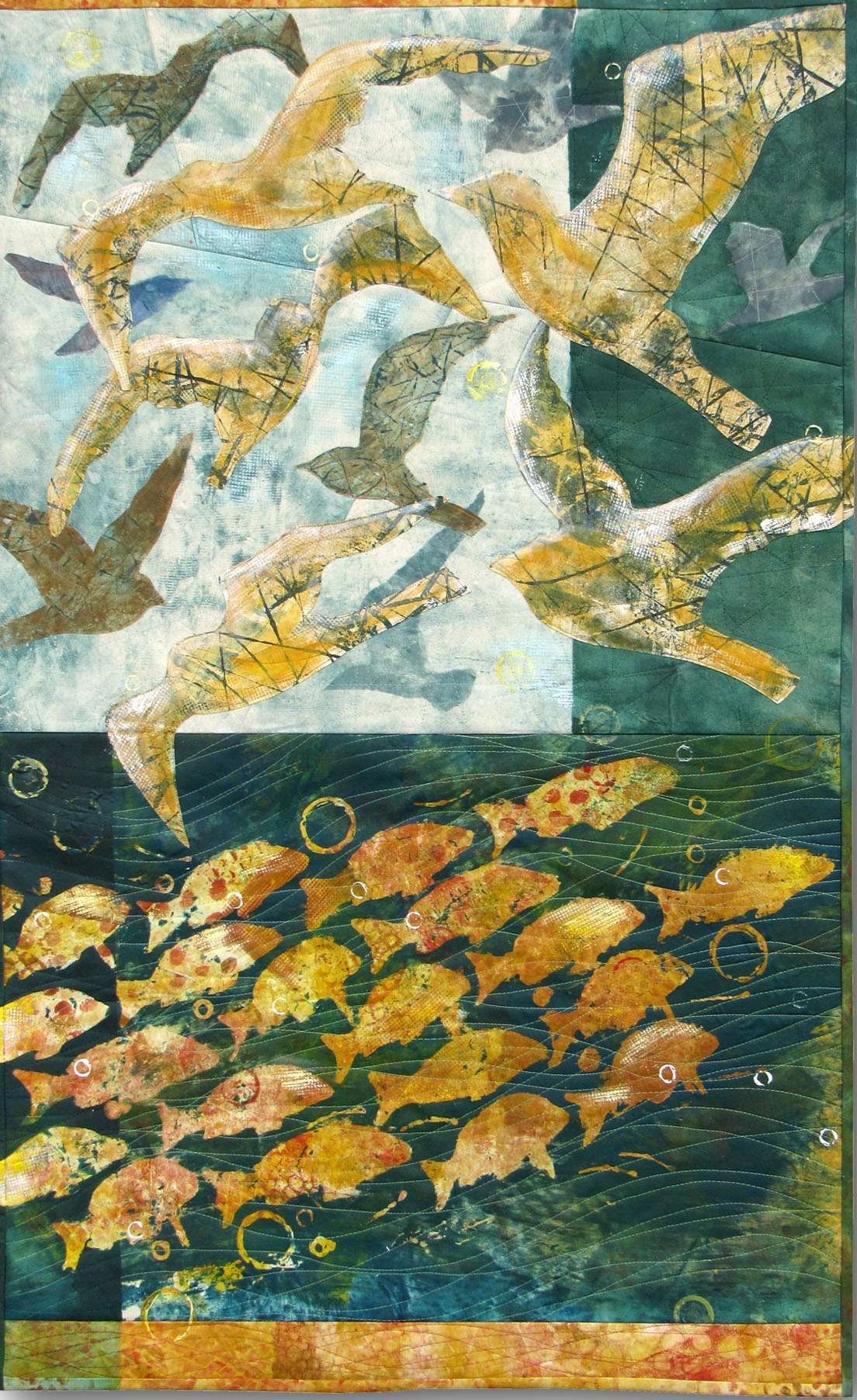 SAQA Quilt show: The Artist’s Question… Answered in Fiber | Florida ...